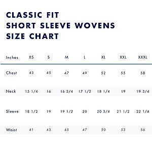 Tommy Hilfiger mens Short Sleeve in Classic Fit Button Down Shirt, Navy Blazer, Small US