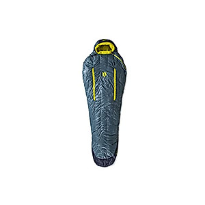Nemo Kayu | Men's 30 Degree Down Sleeping Bag, Fortress/Lumen, Long