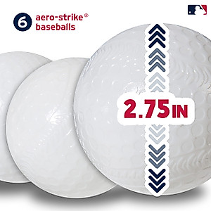 Franklin Sports Baseball Pitching Machine - Adjustable Baseball Hitting & Fielding Practice Machine For Kids - with 6 Baseballs - Great For Practice,Blue, Small