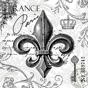 CafePress Vintage French Fleur De Lis Mug Ceramic Coffee Mug, Tea Cup 11 oz