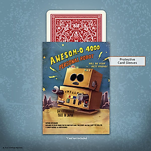 South Park Premium Card Sleeves | 100 Card Protector Sleeves | 64mm x 89mm Oversized Sleeves Fit Standard Size Playing Cards & Collector Cards | Cardsleeve Back Artwork Featuring Awesom-O Robot