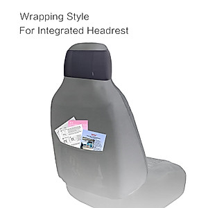 TFY Car Headrest Mount for 7-10 inch Fire, Fire HD, Kids Edition Tablets, Angle Adjustable Holder with Silicon Holding Net