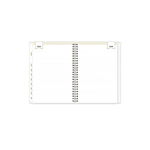 Blue Sky Day Designer for 2023-2024 Academic Year Weekly and Monthly Planner Notes, 5.8' x 8.6', Frosted Cover, Climbing Floral Mint (137884-A24)