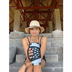 REUZBL Handler for 20 oz Tumbler Vacuum Insulated Coffee Mugs, Silicone Grip Protective Sleeve Cover With Handle