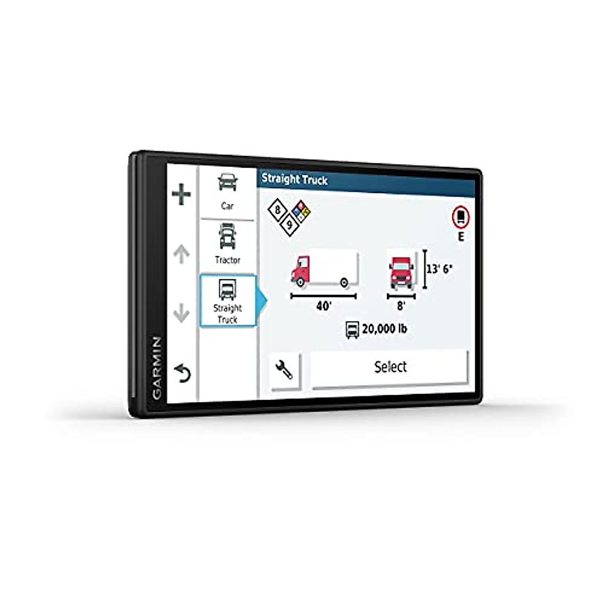 Garmin Dezl OTR500, 5.5-inch GPS Truck Navigator, Custom Truck Routing and Load-to-Dock Guidance, 010-02603-00 (Renewed)