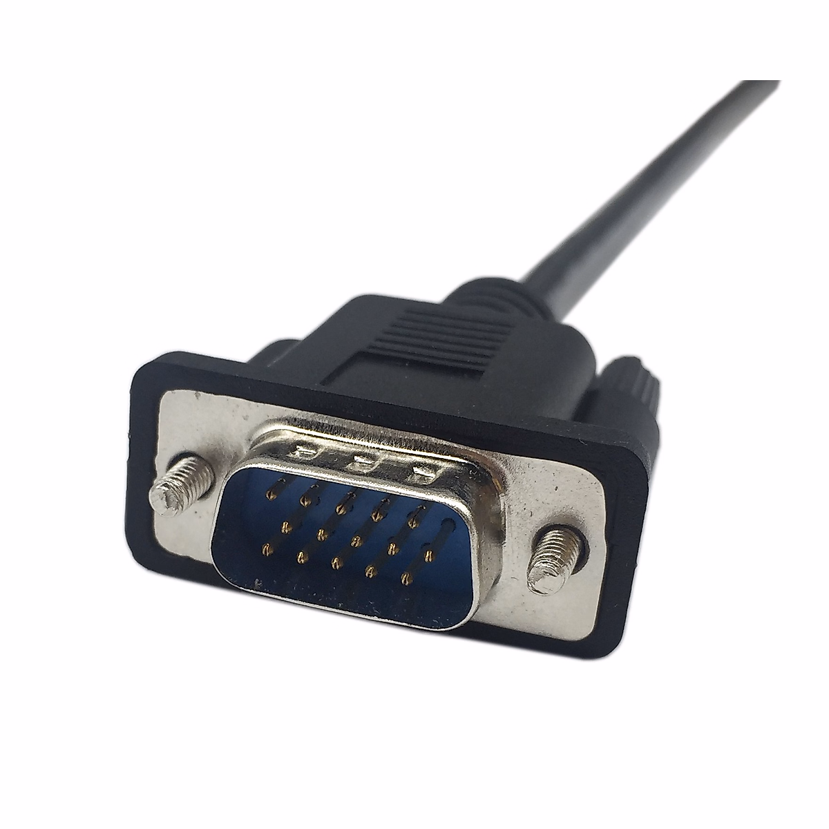 CERRXIAN 1ft VGA SVGA 15 Pin HD15 Male to Male Adapter Video Monitor Cable for PC Laptop TV Porjector(mm)