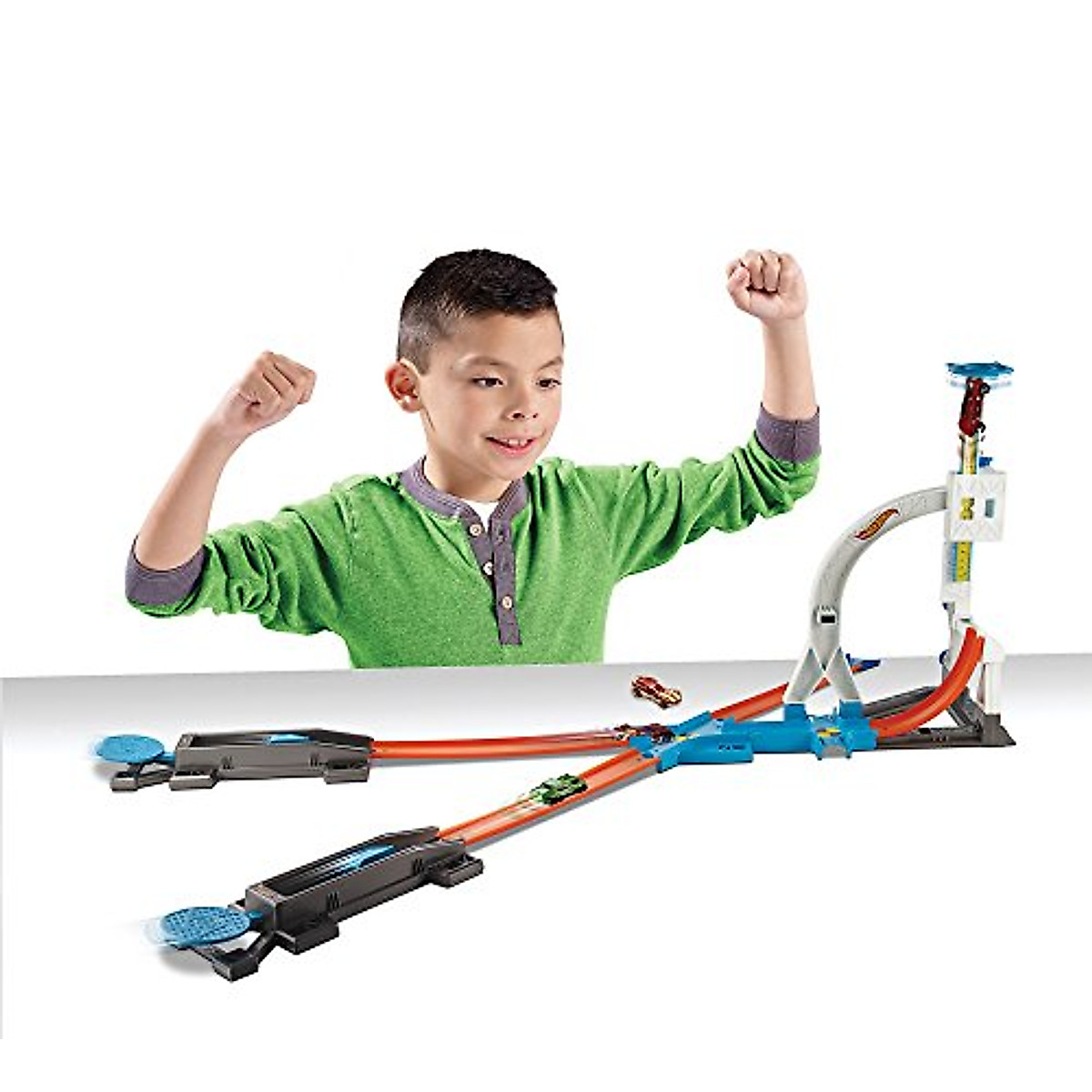 Hot Wheels DLF28 Track Builder System Stunt Kit Playset [Amazon Exclusive]
