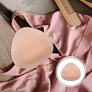 SAFIGLE Protector Triangular Sponge Prosthetic Silicone Forms Bra Inserts for