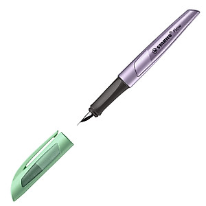 STABILO Flow Cosmetic Fountain Pen Metallic Purple/Green