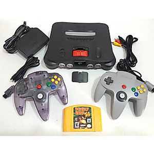 Nintendo 64 Console With Donkey Kong 64 Game & 2 Controllers