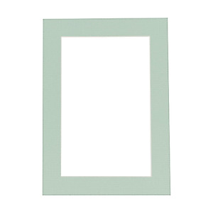 14x18 Mat Bevel Cut for 12x16 Photos - Acid Free Honeydew Green Precut Matboard - For Pictures, Photos, Framing - 4-ply Thickness