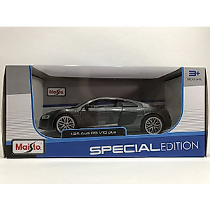 Maisto - 31513 - Audi R8 V10 Plus - Scale 1:24 - Metallic Grey