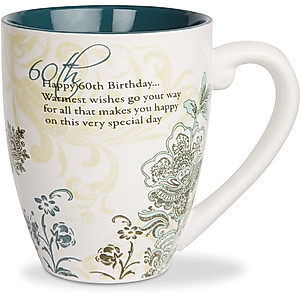 Pavilion Gift Company 60th Birthday 17-Ounce Mug, Pavilion Gift, 4-3/4-Inch