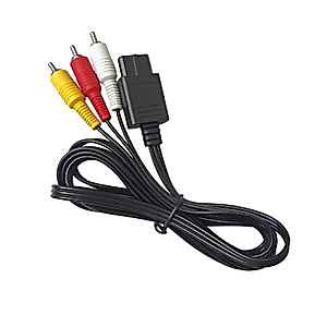 AreMe Accessories Bundle Compatible with N64, AC Power Supply Adapter, AV Cable, Wired Controller and Extension Cable for N64 System