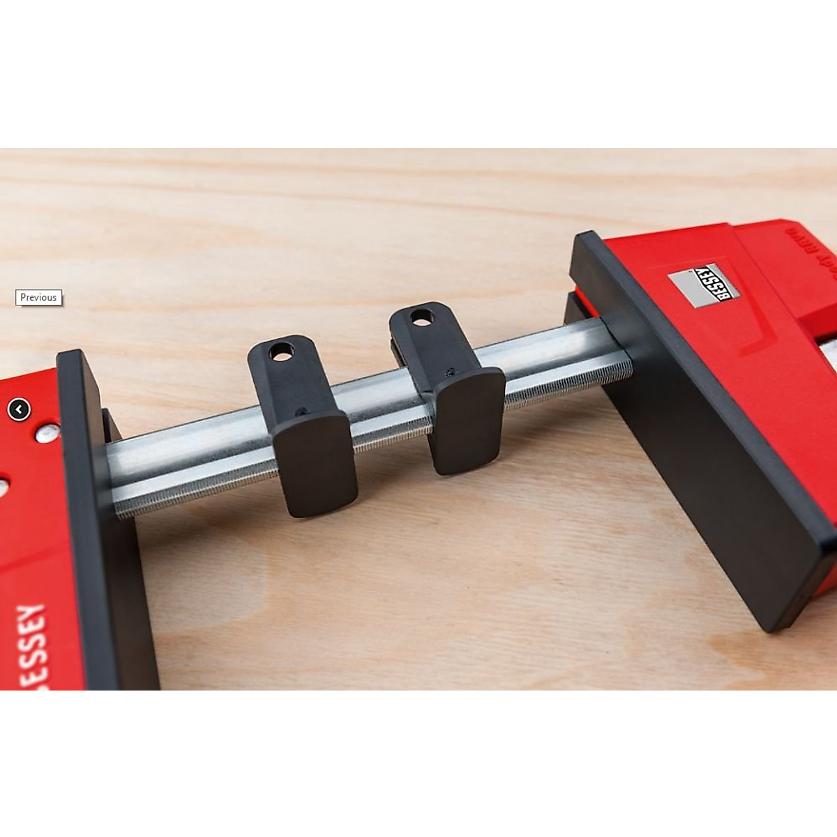 BESSEY KREX2450 K Body REVO Clamp Kit, 2 x 24 In., 2 x 50 In. and 2 KBX20 Extenders - 1700 lbs Nominal Clamping Force. Spreader, and Woodworking Accessories - Clamps and Tools for Cabinetry