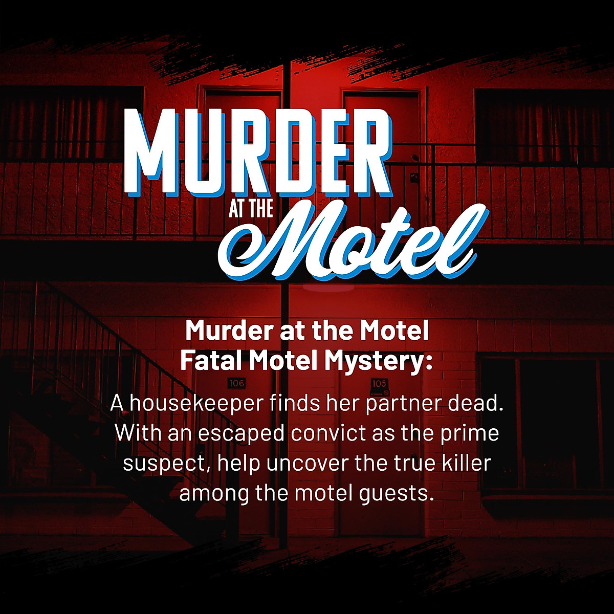 Hunt A Killer Murder at The Motel - an Immersive Murder Mystery Experience - for True Crime Fans with Evidence & Puzzles - Solve Crimes at Date Night or Family Game Night - Age 14+