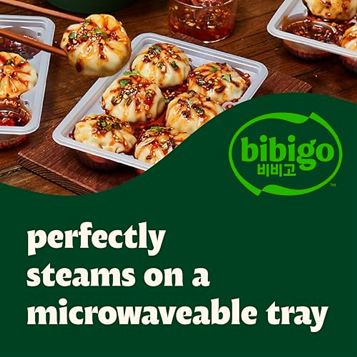 Bibigo Chicken and Vegetable Steamed Dumplings, 6 Oz
