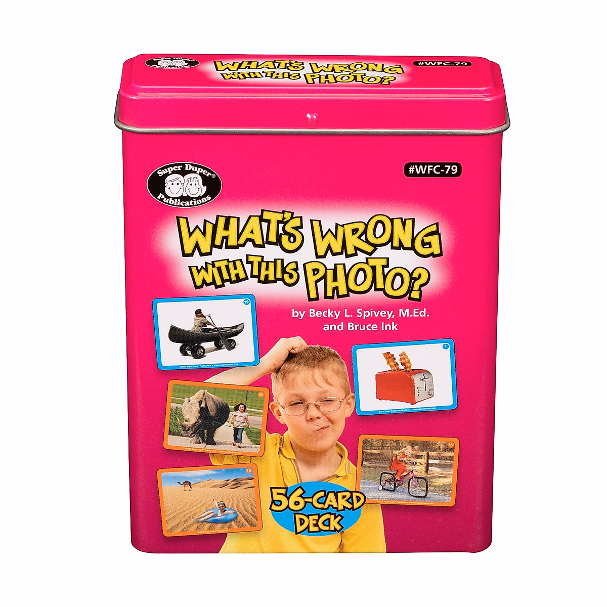 Super Duper Publications | What's Wrong with This Photo Flash Cards | Problem Solving, Reasoning and Critical Thinking Skills Fun Deck | Educational Learning Resource for Children