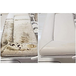 Marine 31 Mildew Stain Remover & Cleaner - Marine & Boat, Home & Patio, Bathroom & Shower Cleaner, 128oz Gallon with Towel