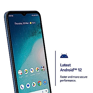 Nokia C300 | Verizon, T-Mobile, AT&T | Android 12 | Unlocked Smartphone | 3-Day Battery | US Version | 3/32GB | 6.52-Inch Screen | 13MP Triple Camera | Ocean Blue