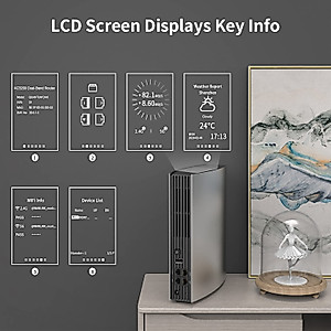 WAVLINK AC3200 Smart WiFi Router-Dual Band MU-MIMO Gigabit Wireless Internet Router to 3200 Mbps|up to 2500 sq.ft Coverage/100 Devices,Guest WiFi, Parental Control,QoS-Silver