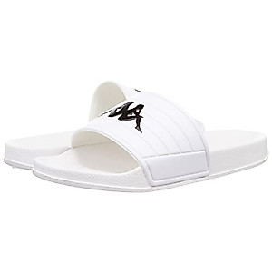 Kappa Unisex Soccer Shoe, White Black, 7 US Women