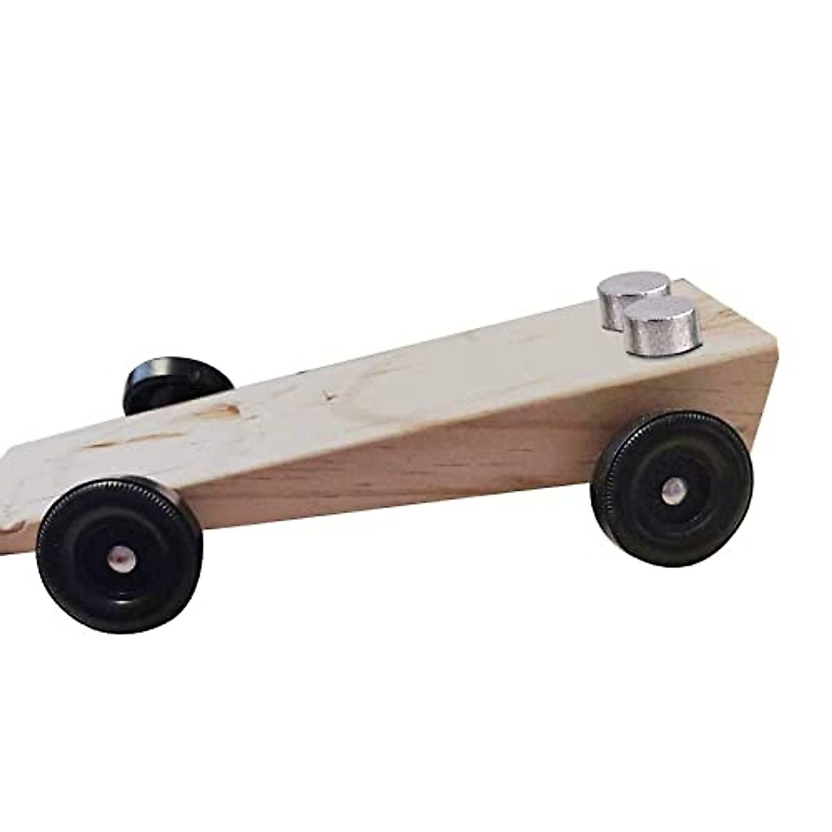 Tungsten Weights 3.75 Ounce 3/8 Inch Incremental Cylinders Car Weights Compatible with Pinewood Car Derby Weights, 16 Pieces, 4 Sizes