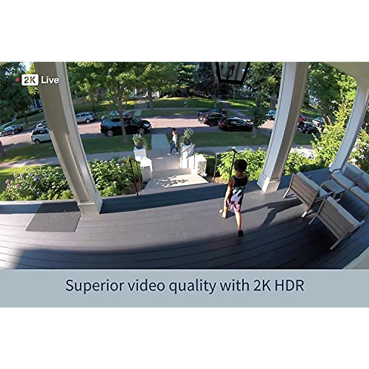 Arlo Pro 4 Spotlight Camera - 1 Pack - Wireless Security, 2K Video & HDR, Color Night Vision, 2 Way Audio, Direct to WiFi No Hub Needed, VMC4050P - White (Renewed)
