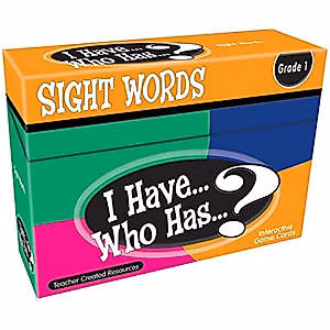 Teacher Created Resources I Have, Who Has Sight Words Game, Grade 1, Multi