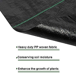 AGTEK Landscape Fabric 8.2x25 FT Heavy Duty Ground Cover