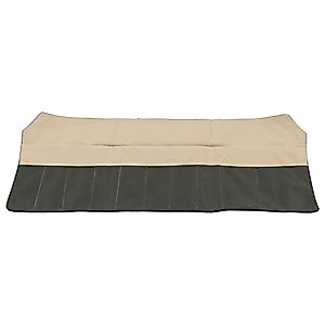Pwshymi Garden Tool Roll Bag, Bonsai Tools Bag Waterproof Canvas Multifunction Durable Compact Bonsai Tool Storage Bag