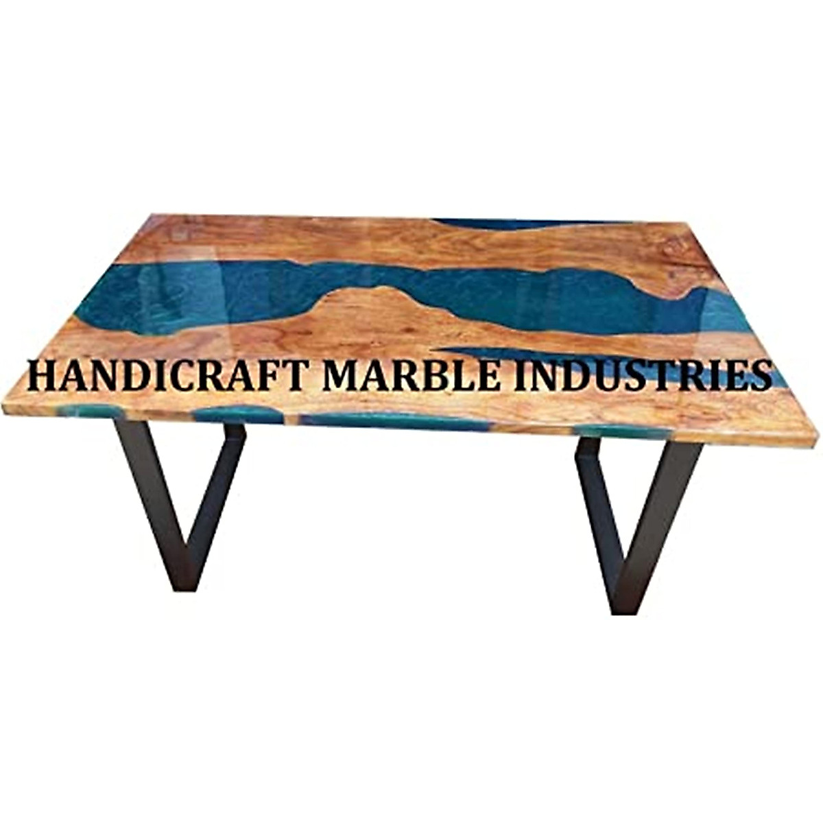 Epoxy Table Live Edge Wooden Table Epoxy Resin River Table Natural Wood Dining table Natural Epoxy Table Resin Table