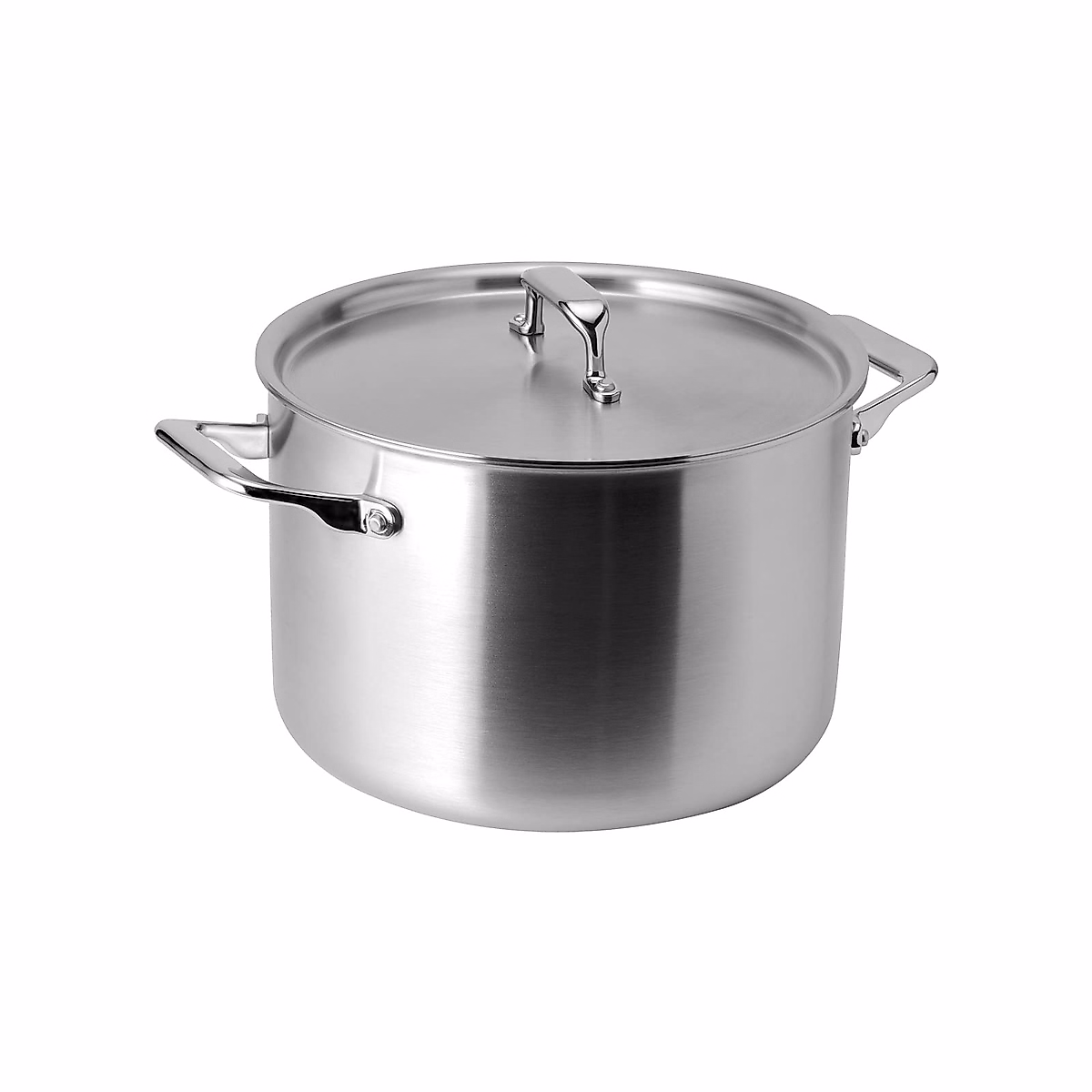 Misen 8 QT Stainless Steel Stock Pot with Lid - Stew & Soup Pot with Handles - Large Pot for Cooking