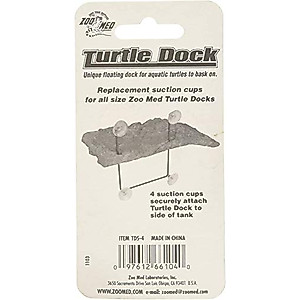 Zoo Med Turtle Dock Suction Cups 4 Pack - Pack of 2