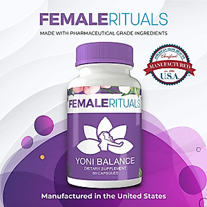 FEMALE RITUALS - Vaginal Moisturizer Boric Acid Suppositories for PH Balance - Bad Odors and BV Yeast Infection Treatments - Feminine Hygiene Products - Yoni Pops