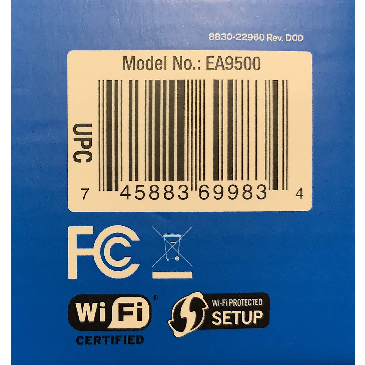 Linksys WiFi 5 Router, Tri-Band, 3,000 Sq. ft Coverage, 25+ Devices, Speeds up to (AC5400) 5.4Gbps - EA9500