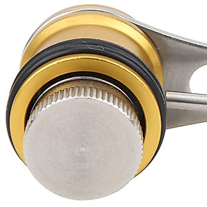 HERCHR Fishing Bobbin Knotter, Fishing Line Winder Line Wire Knotting Tool Knotting Machine Accessories(Gold)