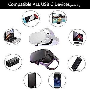 Unidanho USB Link Cable 10FT(3M) 5Gbps USB 3.2 Gen1 3A High Speed Data Transfer & Fast Charging Cable Compatible for Oculus Quest 2/1 VR Headset