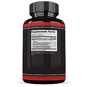 (3 Pack) Nitric Oxide Xtreme 5000 All Natural Advanced Men's Heath Formula 60 Capsules