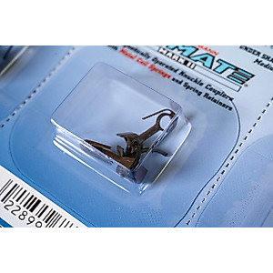 Bachmann Trains - E-Z MATE MARK II COUPLERS - MAGNETIC KNUCKLE COUPLERS with METAL COIL SPRING - UNDER SHANK - MEDIUM (12 pair/card) - HO Scale
