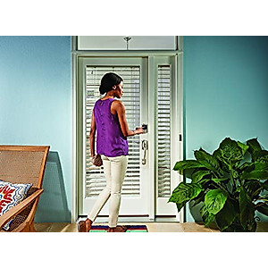 SCHLAGE BE469ZP CAM 619 Connect Smart Deadbolt with alarm with Camelot Trim in Satin Nickel, Z-Wave Plus enabled