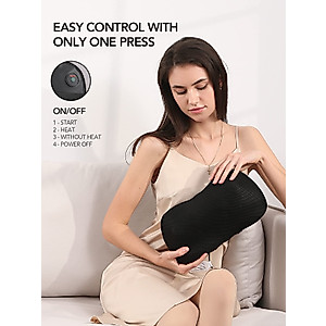 Shiatsu Back Neck and Shoulder Massager with Heat, 3D Kneading Deep Tissue Electric Massage Pillow for Muscle Pain Relief, Spa-Like Soothing for Home Car and Office