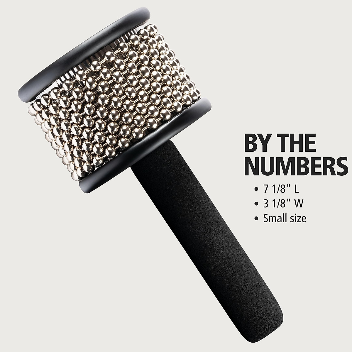 Meinl Percussion Turbo Cabasa Instrument with Sound Ports for Extra Projection and Stainless Steel Cylinder, 2-YEAR WARRANTY, Small (CA5BK-S)