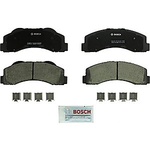 BOSCH BC1414 QuietCast Premium Ceramic Disc Brake Pad Set - Compatible With Select Ford Expedition, F-150; Lincoln Navigator; FRONT