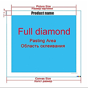 ROUKANNGE Adult Diamond Painting kit,Honeybee Pattern,5D Diamond Painting of Round Diamond,DIY Handicrafts,Apply to Home Decoration,Wall Decoration,Creative Gifts(12×16inch)