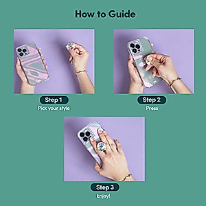 Case-Mate - Minis - Phone Grip - Cell Phone Holder - Suction Cup Cell Phone Stand [Removable For Wireless Charging] For iPhone 14 Pro Max/ 13 Pro Max/ 12 Pro Max/ S23 Ultra/ Pixel 7 - Twinkle Stardust