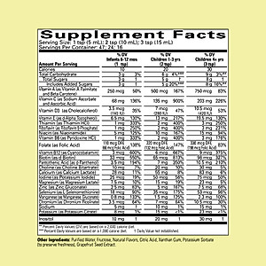 CHILDLIFE Essentials Kids Multivitamin & Mineral - Kids Vitamins, Liquid Multivitamin for Kids, Toddler Multivitamins, Liquid Vitamins, Baby Multivitamin - Natural Orange & Mango, 8 Fl Oz (Pack of 2)