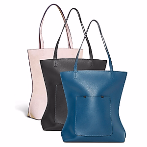 Niko Ineko Women's Commuter Tote Peek-A-Boo Pocket Kitty Claws Hardware Blush