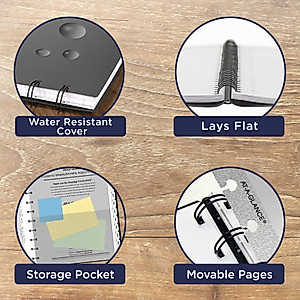 AT-A-GLANCE 2022-2023 Planner, Weekly & Monthly Academic Appointment Book, 9" x 11", Large, Move-A-Page, Black (70957E05)