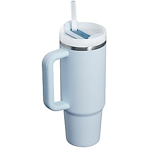 Stanley Quencher H2.0 Tumbler with Handle & Straw 30 oz | Twist On 3-Way Lid | Cupholder Compatible for Travel | Insulated Stainless Steel Cup | BPA-Free | Glacier